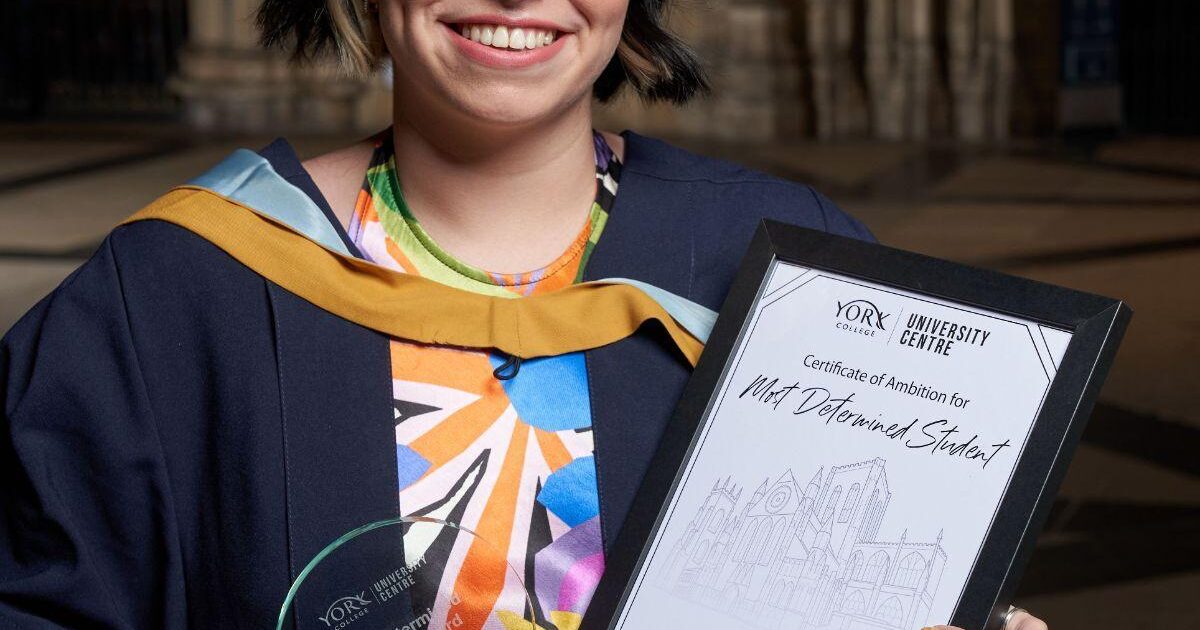 Hannah ready to fashion a catwalk… | York College & University Centre